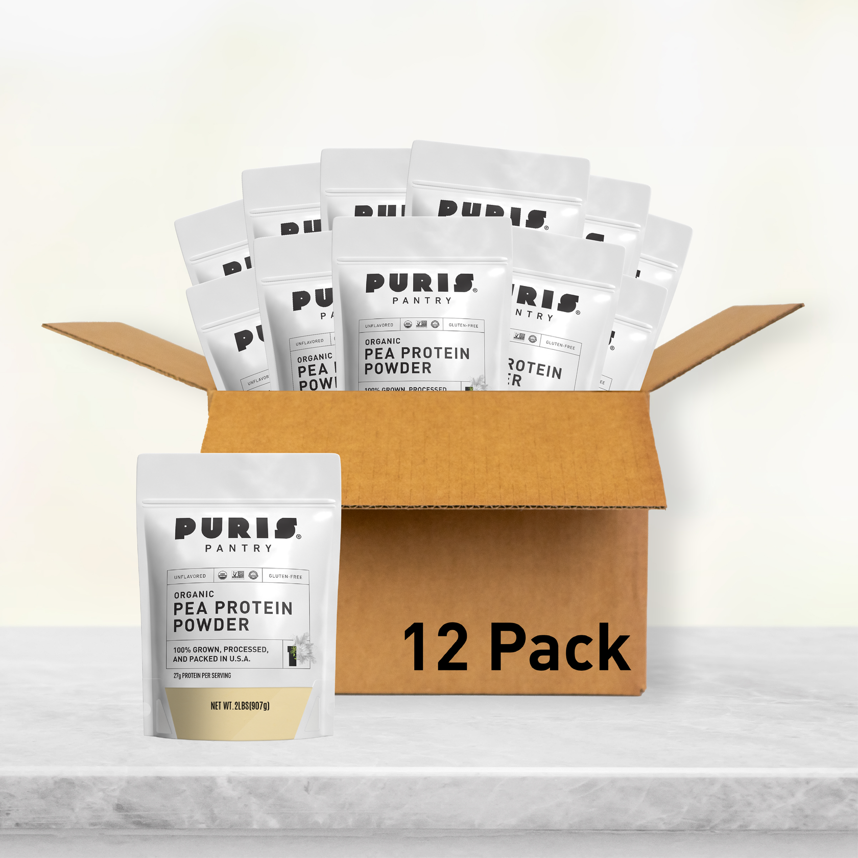 PURIS Organic Pea Protein Powder